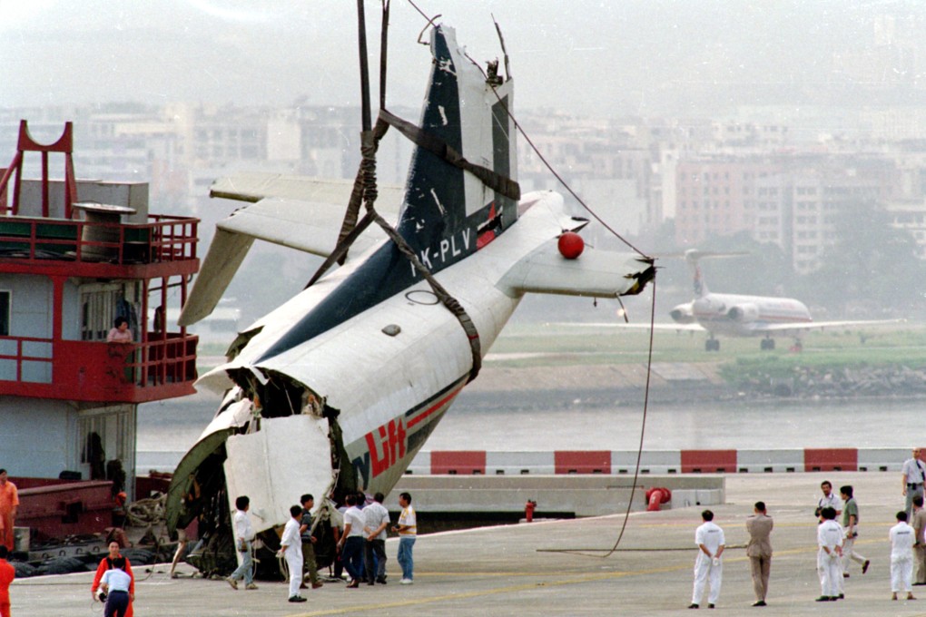 When a plane plunged into Victoria Harbour, Hong Kong, killing six crew ...