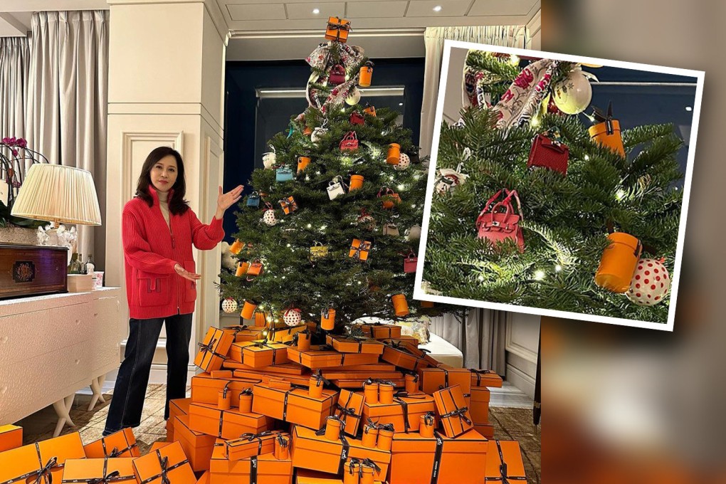 A very tacky Christmas: ex-Hong Kong actress flaunts wealth with over ...