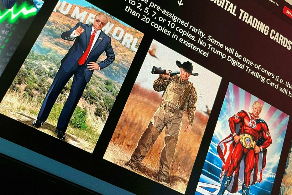 Donald Trump digital trading cards sell out, with prices soaring after ...