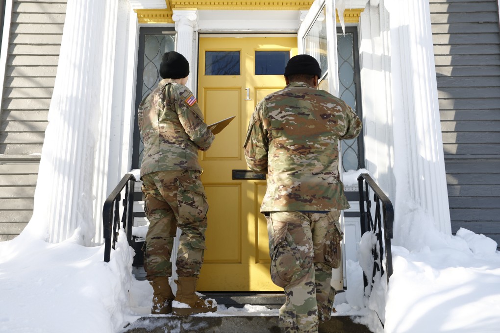 National Guard checks homes in Buffalo, New York for victims of deadly blizzard | South China ...