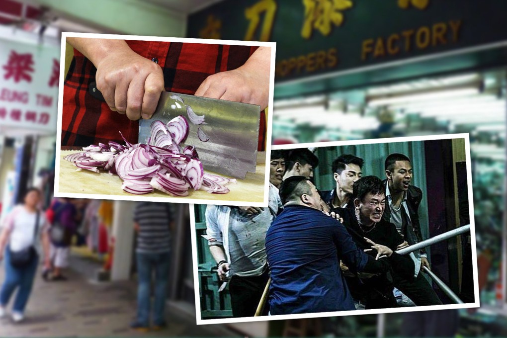 Getting the chop: removal of neon sign over Hong Kong meat cleaver shop ...