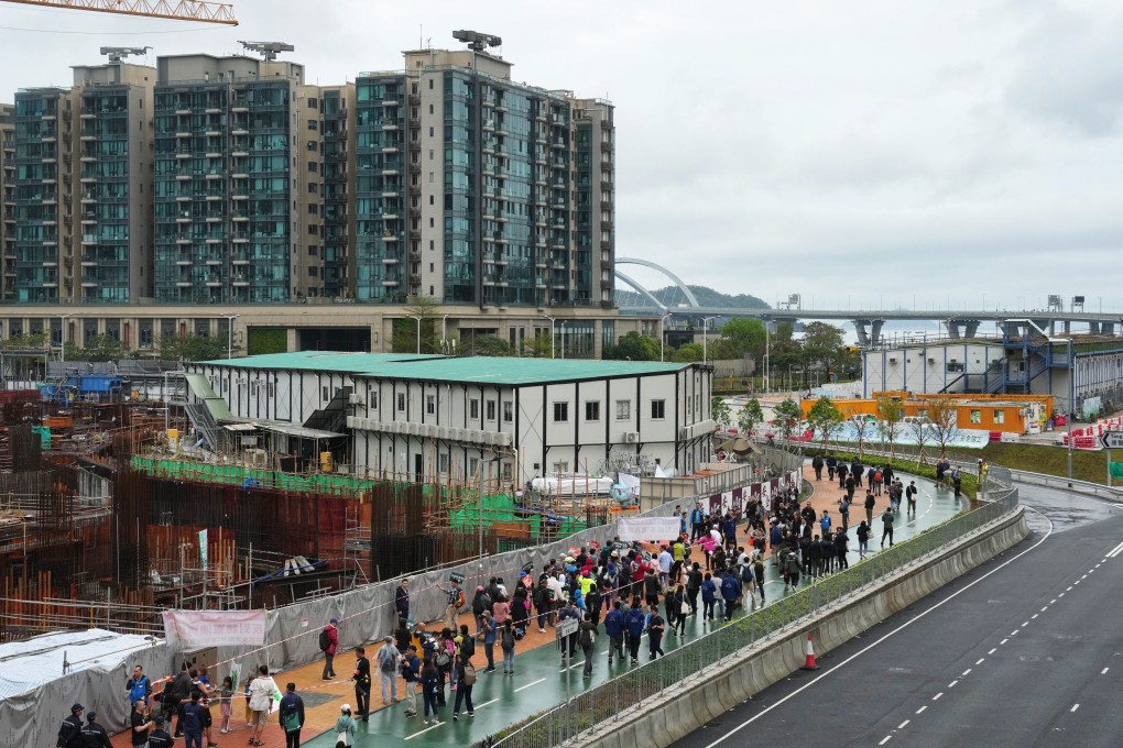 Hong Kong marks first authorised protest in 3 years as 80 homeowners ...