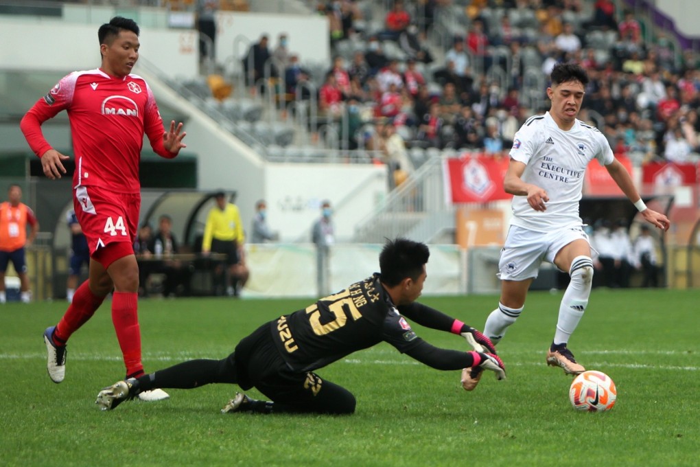 Young Hong Kong goalkeeper Ng Wai-him waiting patiently for ...