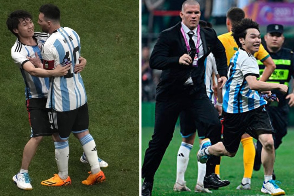 Messi mania: China embraces pitch-invading fan as millions line up ...
