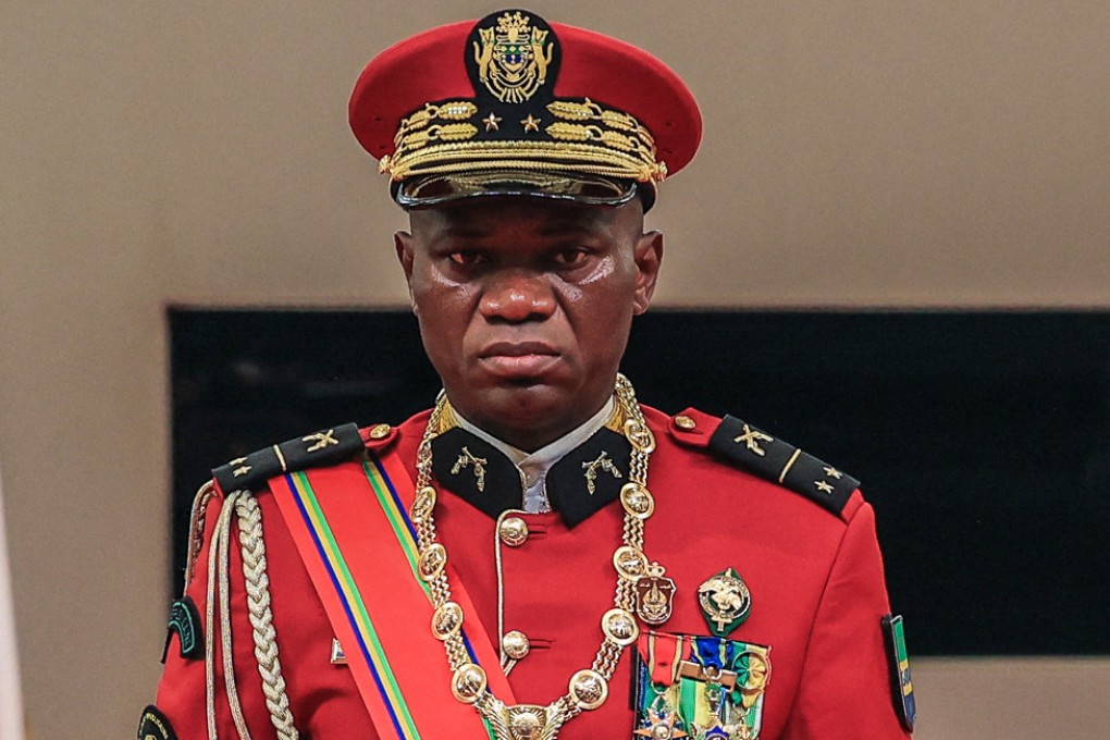 Gabon coup leader Brice Oligui Nguema sworn in as interim president ...