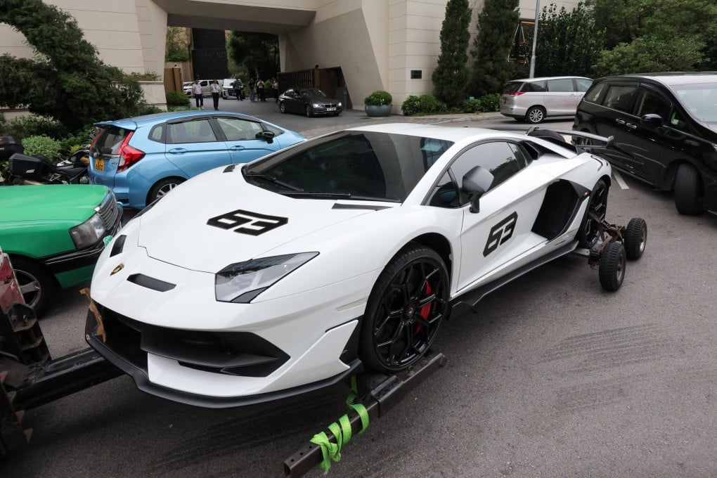 Hong Kong police impound Lamborghini worth HK$6 million suspected to be ... Hong Kong police impound Lamborghini worth HK$6 million suspected to be ...