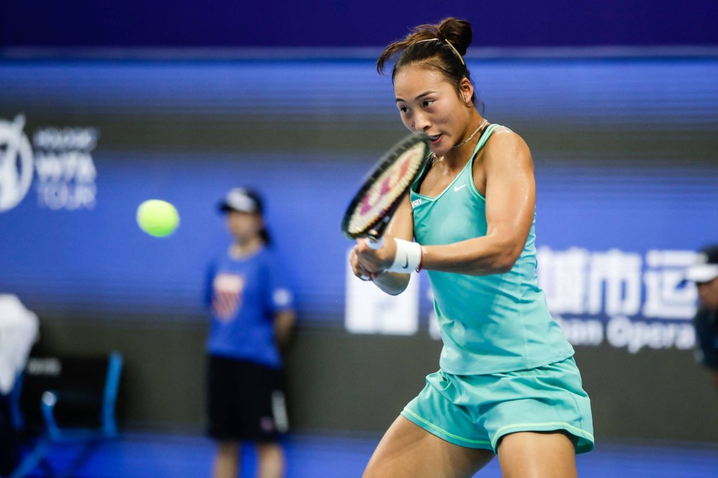 WTA Elite Trophy: Zheng Qinwen wins all-China semi-final with Zhu Lin ...