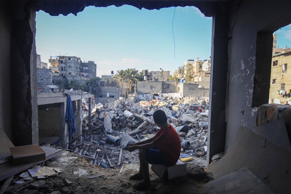 Palestinians seek safety as Israel battles Hamas in ‘apocalyptic’ south ...