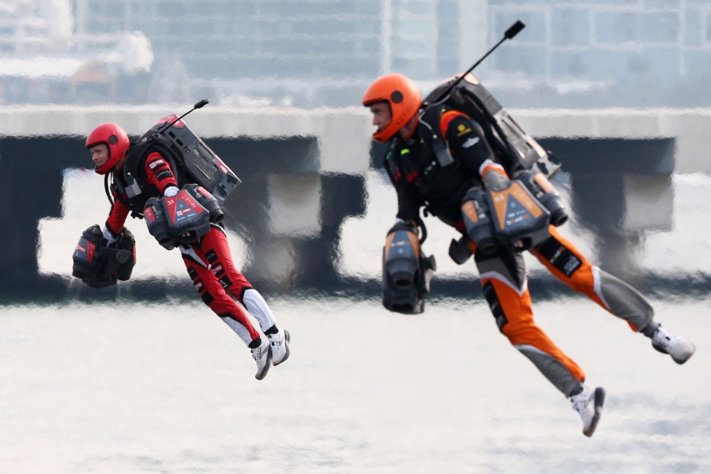 Dubai hosts first jet suit race for ‘Iron Man’ pilots | South China ...