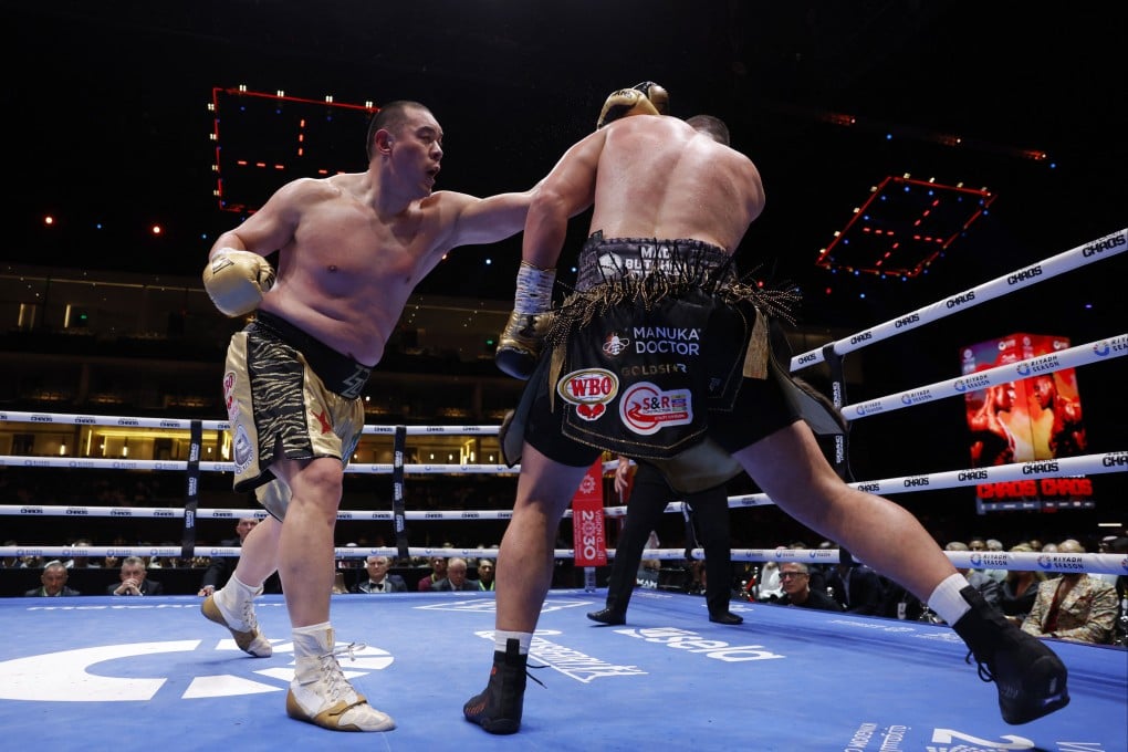 Chinese heavyweight Zhang Zhilei floors Joseph Parker twice yet loses ... Chinese heavyweight Zhang Zhilei floors Joseph Parker twice yet loses ...