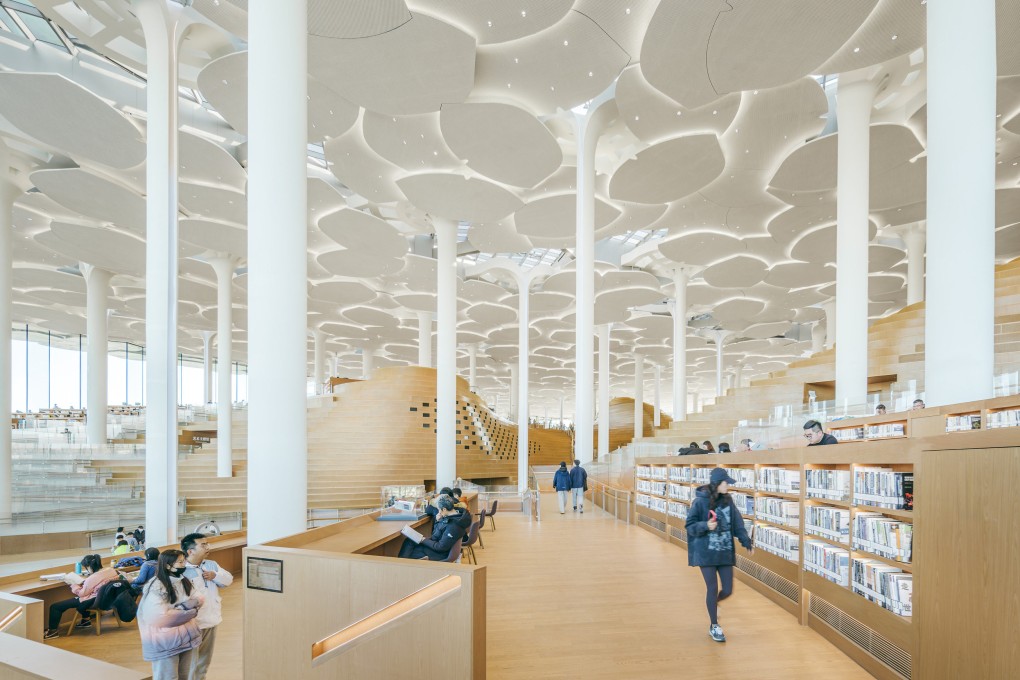 World’s biggest library reading space, in Beijing, was inspired by ...