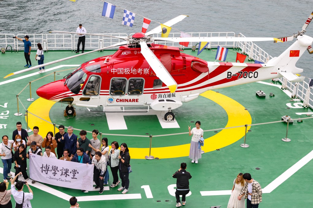 Chinese polar research icebreaker Xue Long 2 gets warm welcome as it ...