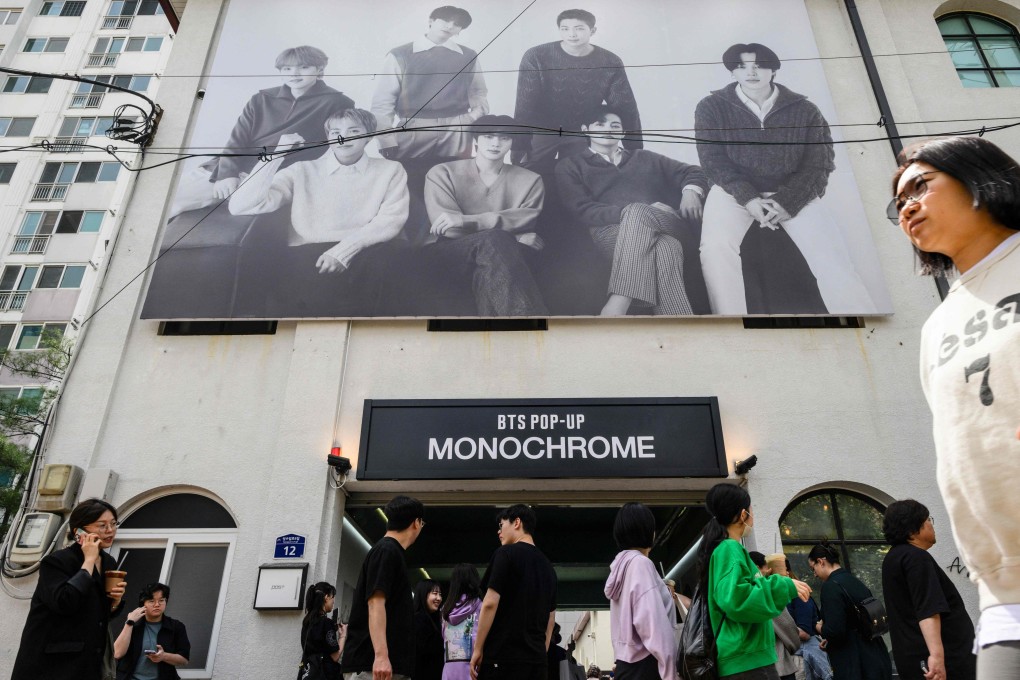 BTS’ Seoul pop-up ‘Monochrome’ draws band’s Army fans despite K-pop ...