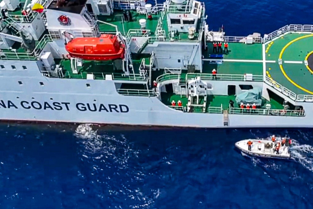 South China Sea: Chinese coastguard ‘normalises’ safety training at ...