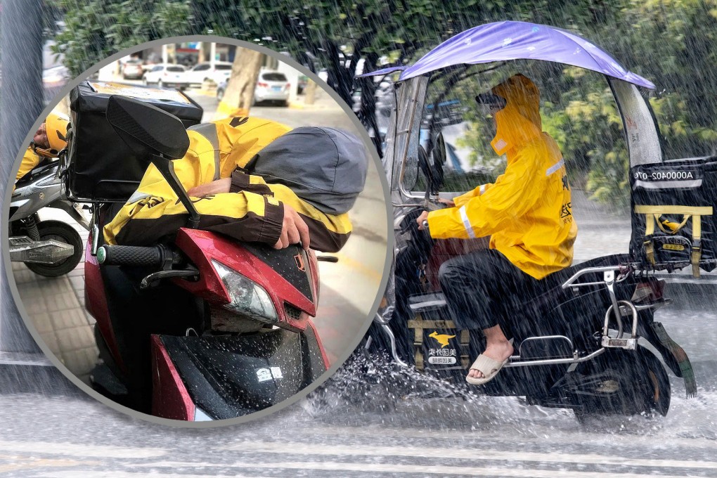 China delivery rider collapses, dies on bike after working 18-hour days ...