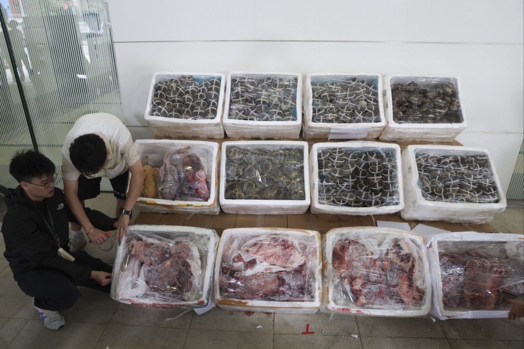 Customs arrests 6 Hongkongers for allegedly smuggling raw food worth HK ...