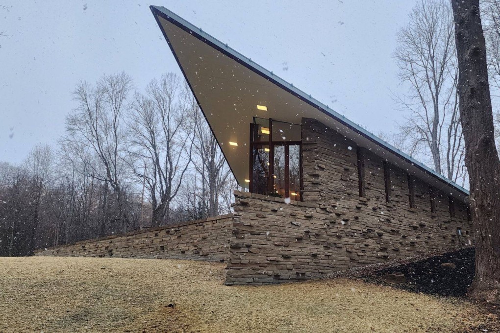 Frank Lloyd Wright’s last house, just built from 1959 plans, is open ...