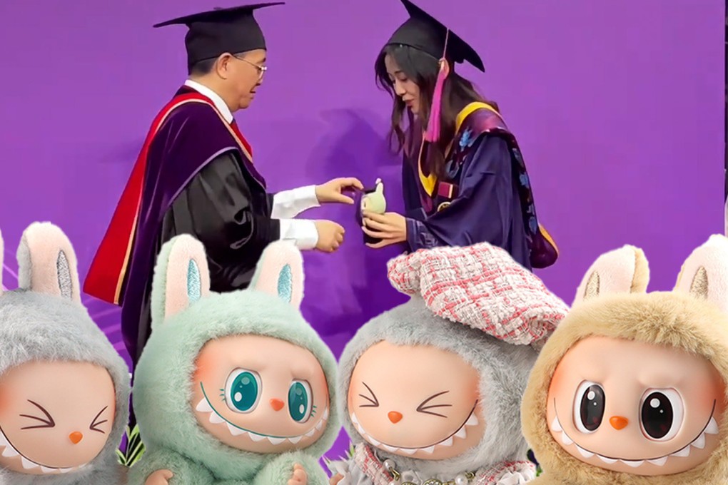 China student’s Labubu at graduation sparks debate after vice-president ...
