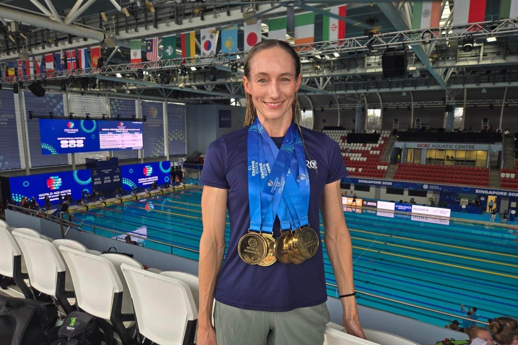 Hong Kong swimmer returns to pool after 20 years, wins 6 golds, sets 2 ...
