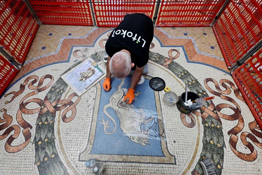 Milan restores 19th century bull mosaic’s testicles to former glory ...