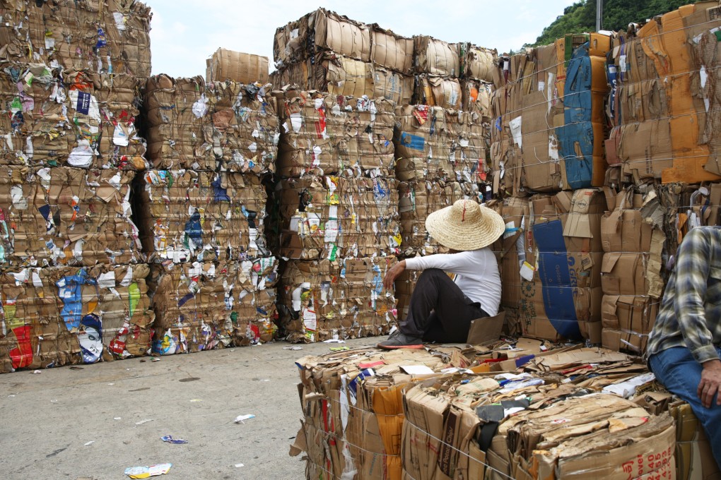 Hong Kong braces for cardboard pile-ups as recycling price falls in ...