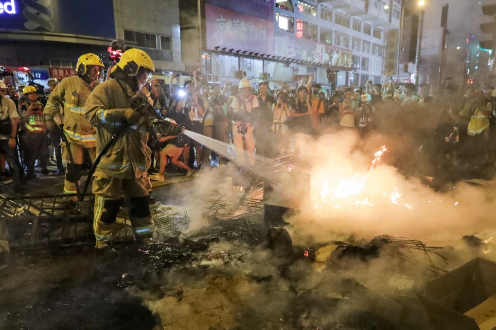 Hong Kong protests: police, fire services release joint statement on ...