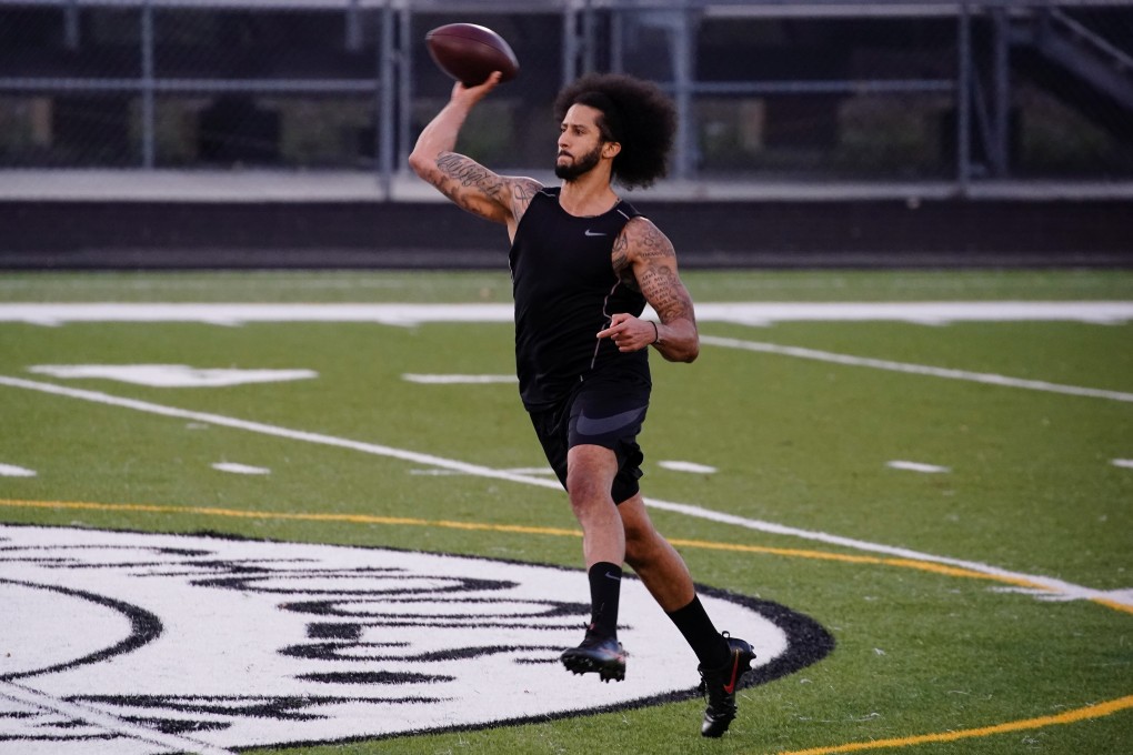 colin kaepernick workout