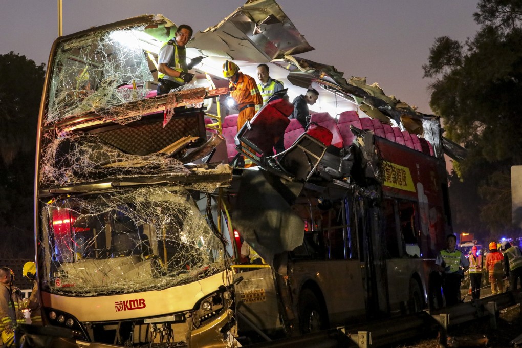 Driver arrested after six die and 39 are injured in Hong Kong highway ...