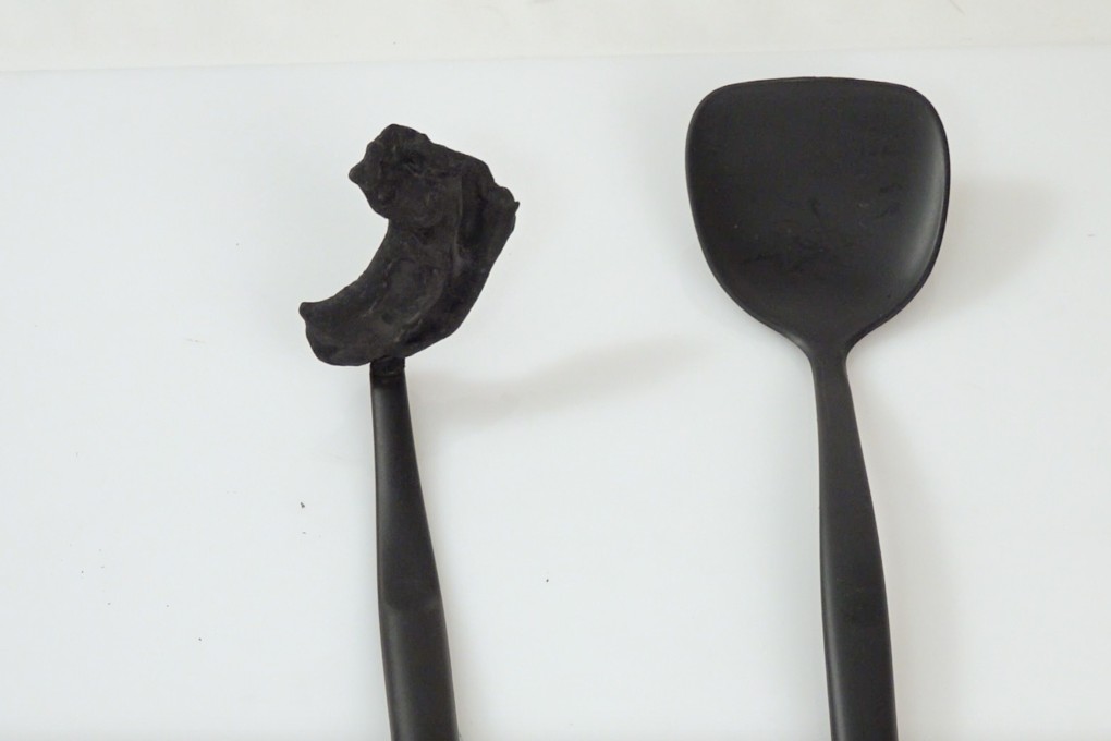 black plastic spatula issues
