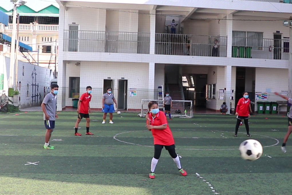 Cambodian NGO battles Covid-19 with ‘social distancing football ...