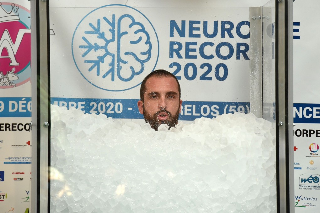 French ‘Ice man’ sets new world record in freezing glass cabin to raise ...