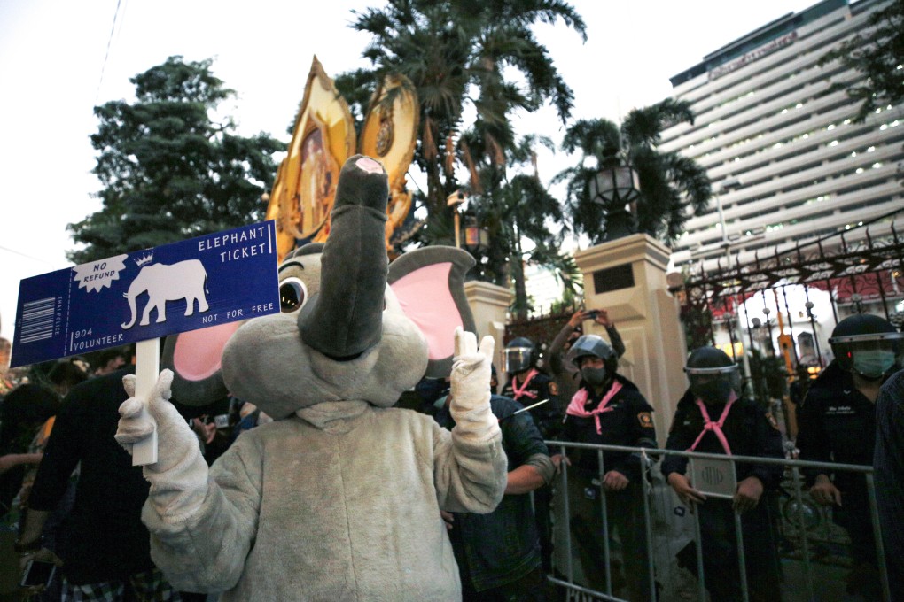 Thailand protesters swarm streets anew, with police and ‘Elephant ...