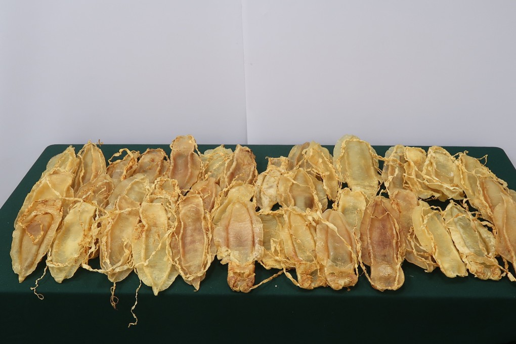 Hong Kong customs seizes HK$3.3 million worth of fish bladders from ...