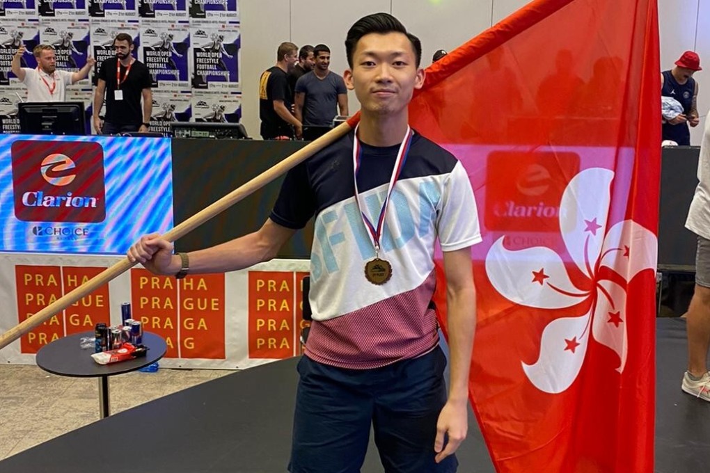 Freestyle footballer Tony Ma becomes first Hongkonger to win medal at ...