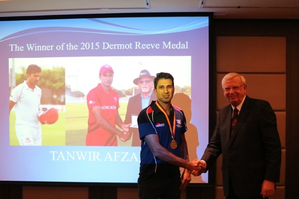 Tanwir Afzal wins Dermot Reeve Medal for Hong Kong Cricketer of the ...