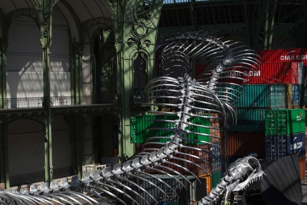 China a snake about to eat the West in exiled artist’s monumental Paris ...
