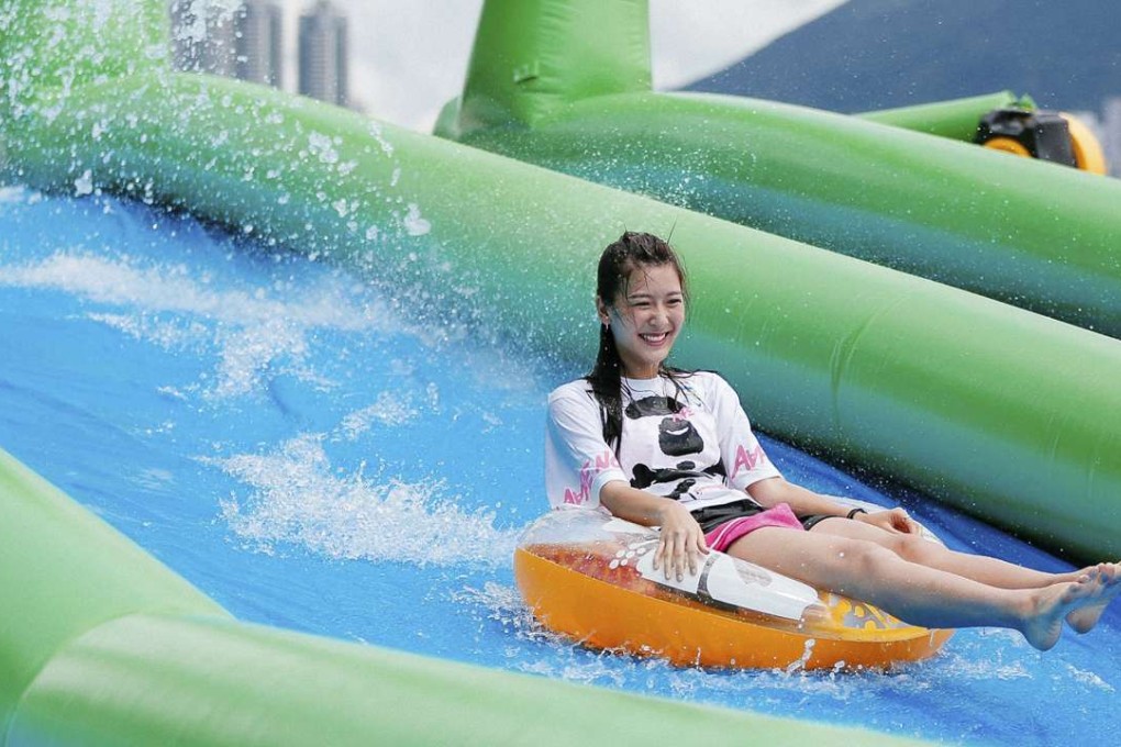 how to draw water slide