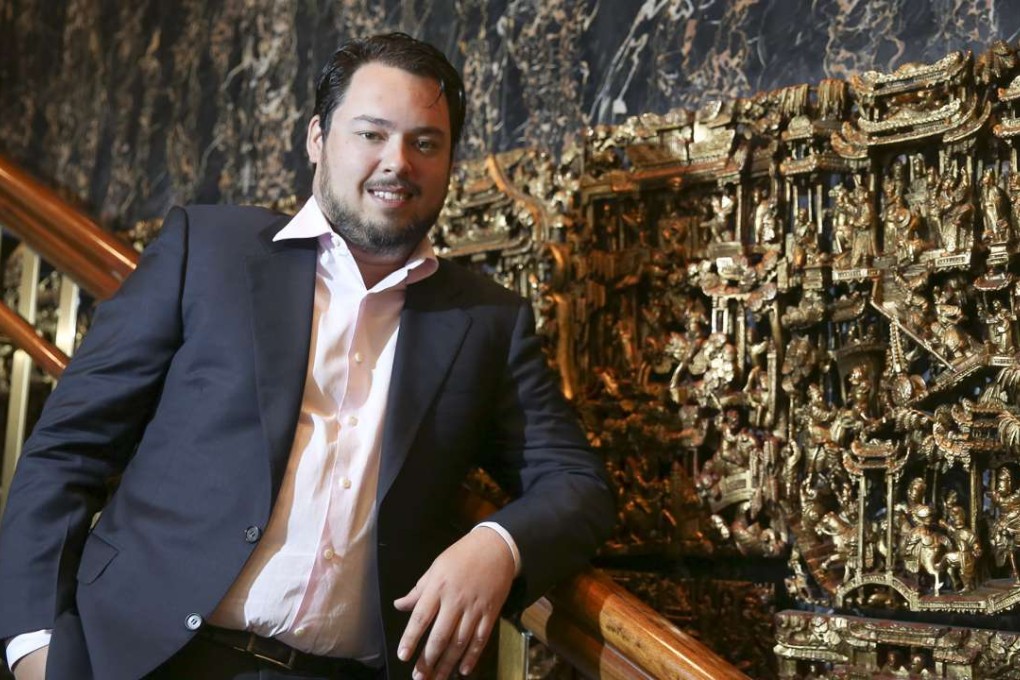 For tycoon Justin Fung, a big TV is a must-have for his dream home ...