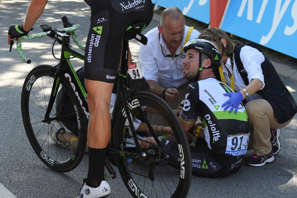 mark cavendish crash