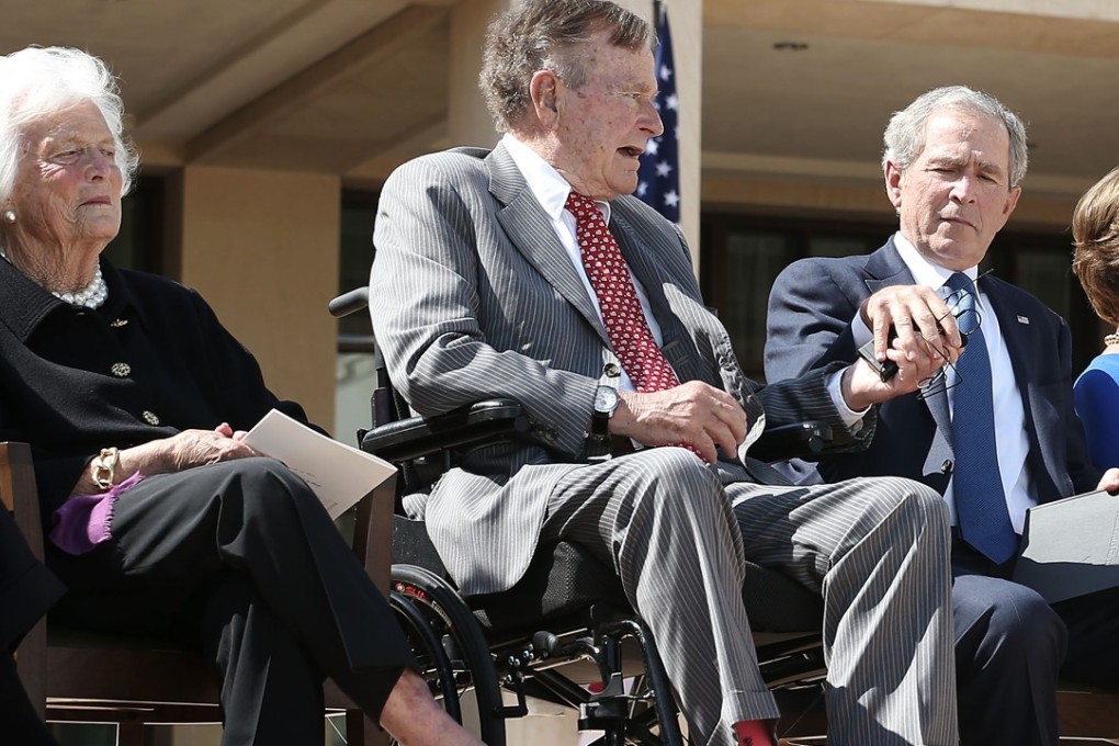 Former US presidents George HW Bush and George W Bush slam racism as ...