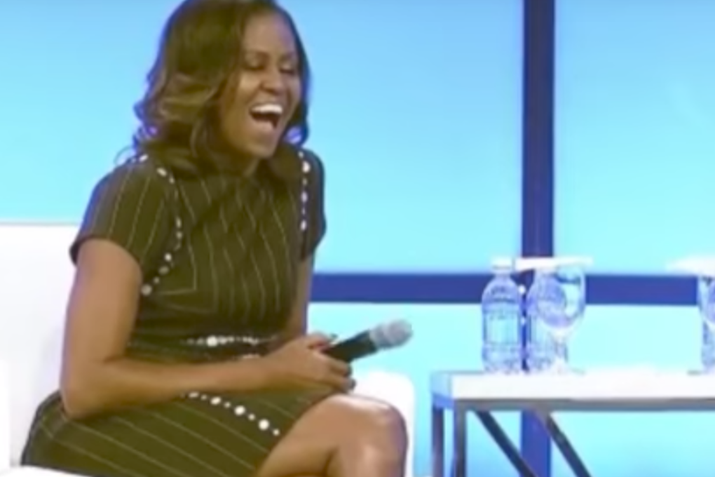 Watch Barack Obama surprise Michelle at a conference with a 25th ...