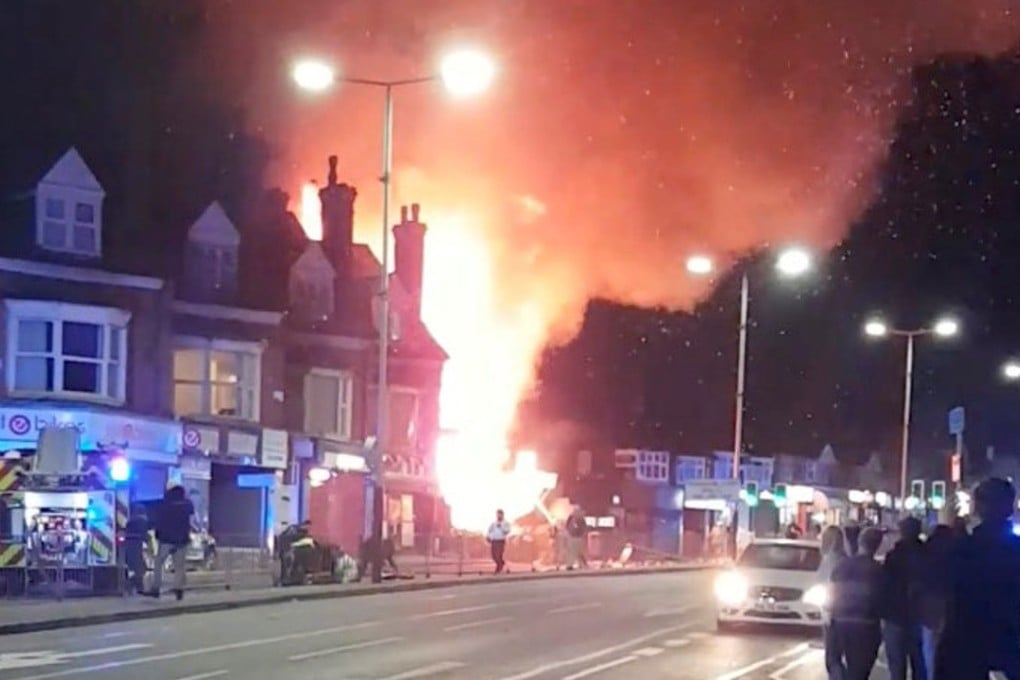 fire explosion uk