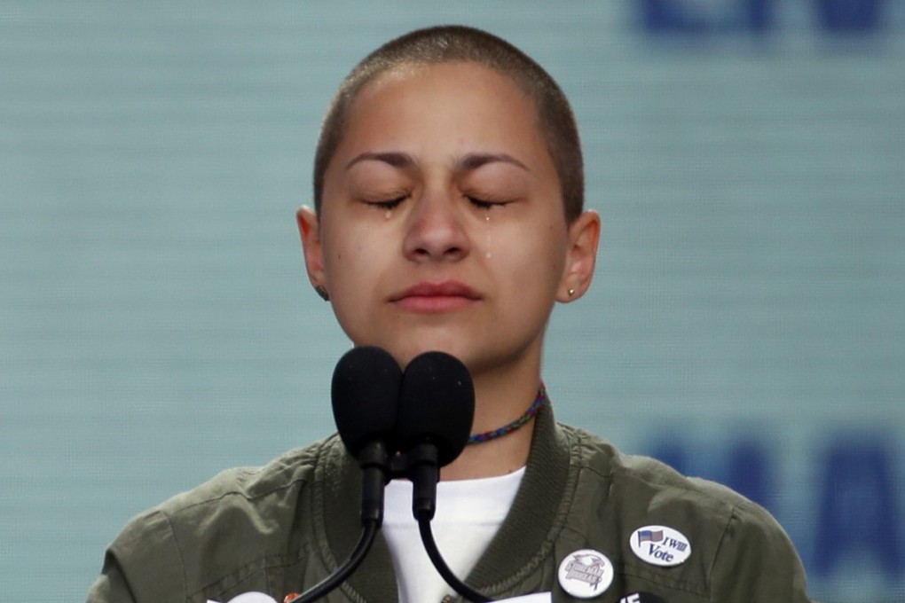 For six powerful minutes, Emma Gonzalez’s face said what America needed ...