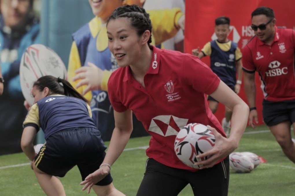 Olympic swimmer Stephanie Au tries out her rugby skills with Hong Kong ...