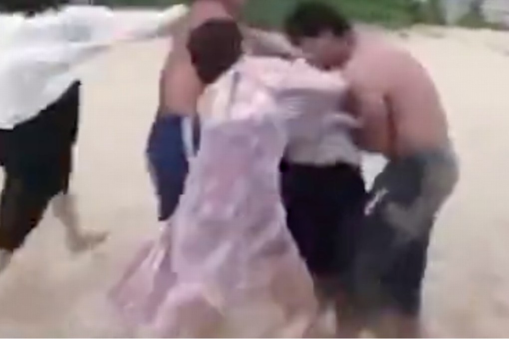 Two men arrested over beach BBQ brawl on Hainan after Chinese tourist ...