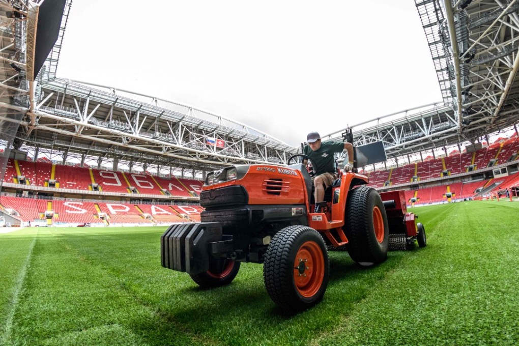 World Cup 2018: Swiss tractor ploughs through traffic to reach Russia ...