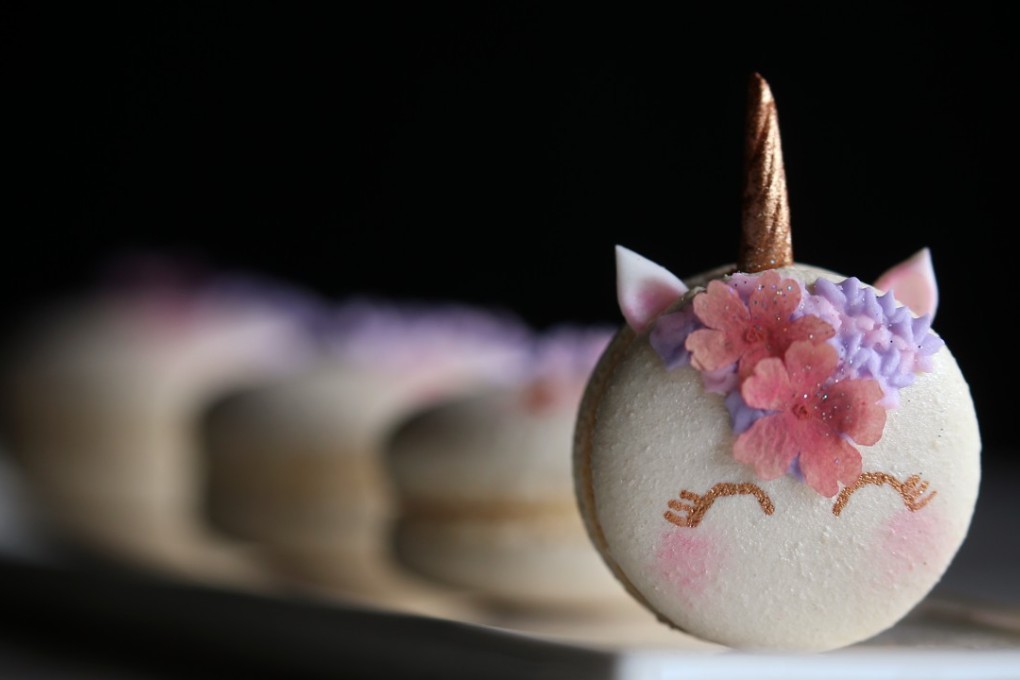how to make unicorn macarons