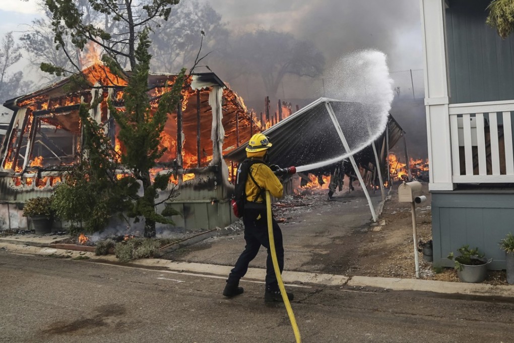 New bushfires sweep through California, burning houses | South China ...