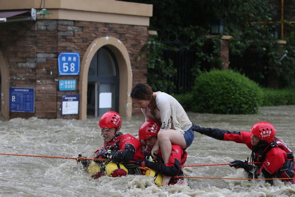 Floods wreak havoc across China as thousands are forced to evacuate ...
