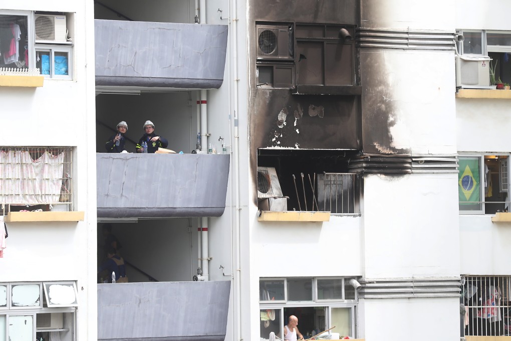 On day four died in blaze at Hong Kong housing estate, there was an ...